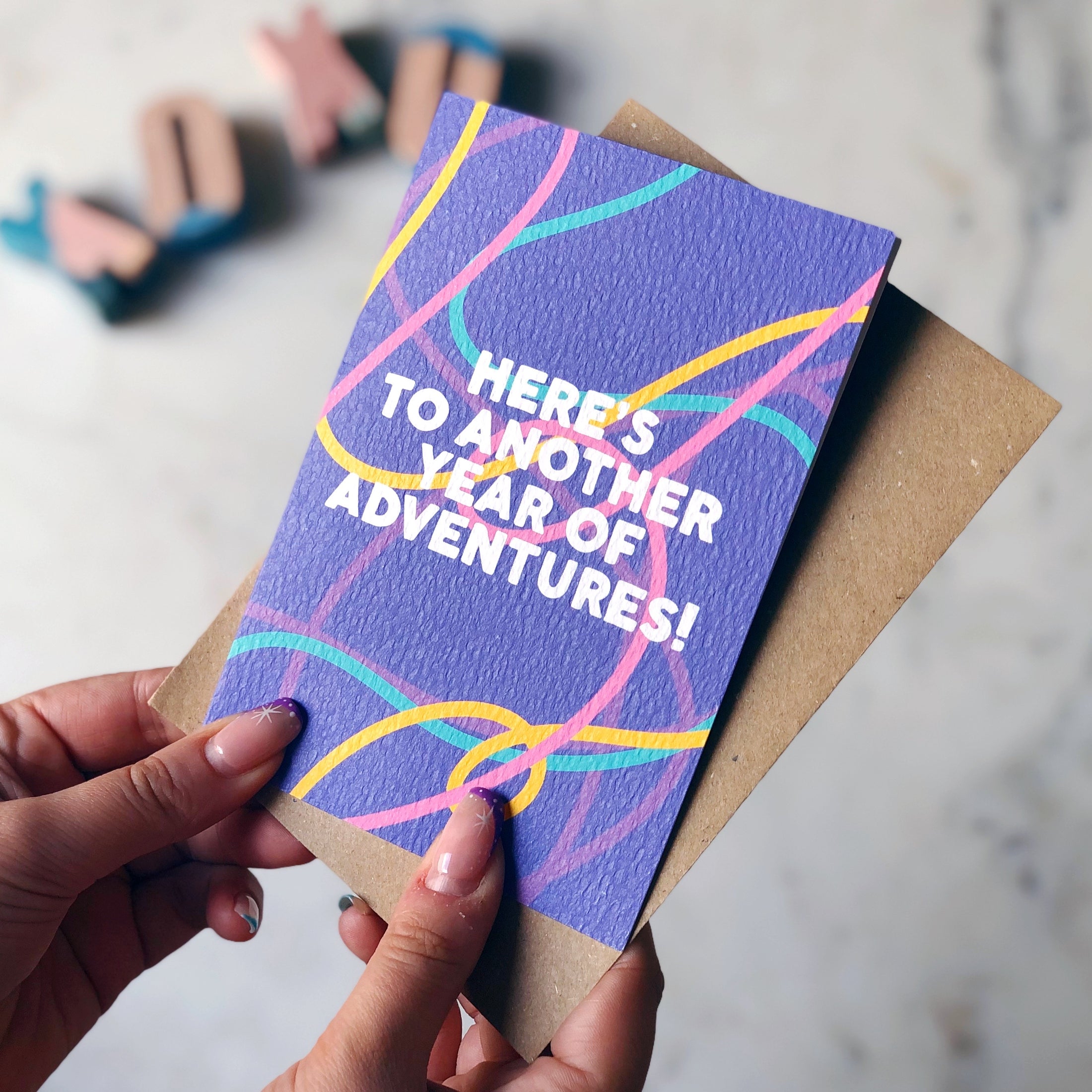 Here's To Another Year Of Adventures Card – Xoxo Designs by Ruth